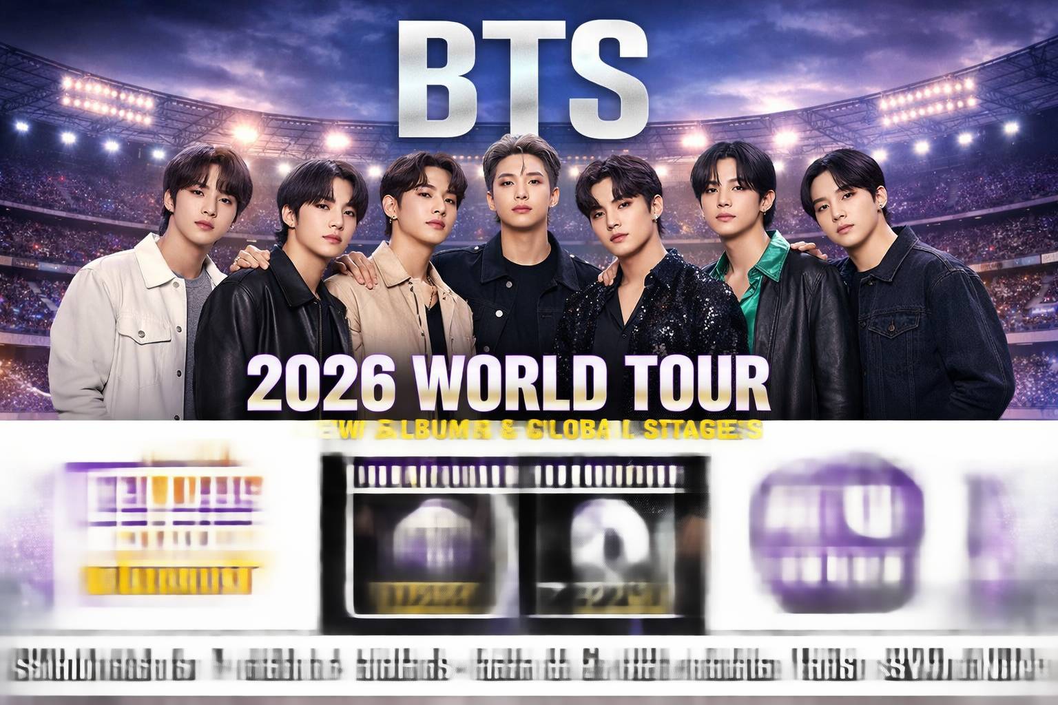 BTS 2026 World Tour: Presale Dates, Cities and Album Details